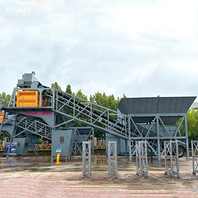 YHZS100 Mobile Concrete Batching Plant