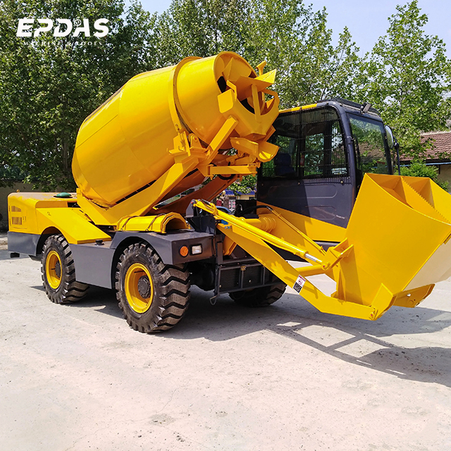 5.5m³ Integrated Chassis Self Loading Concrete Mixer Truck