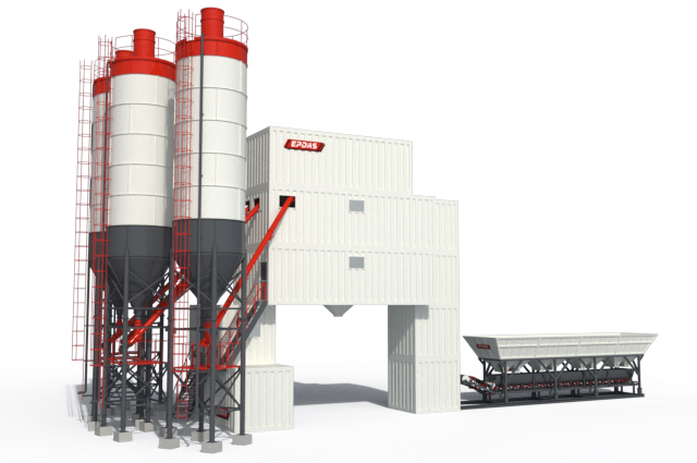 Container Type Concrete Batching Plant
